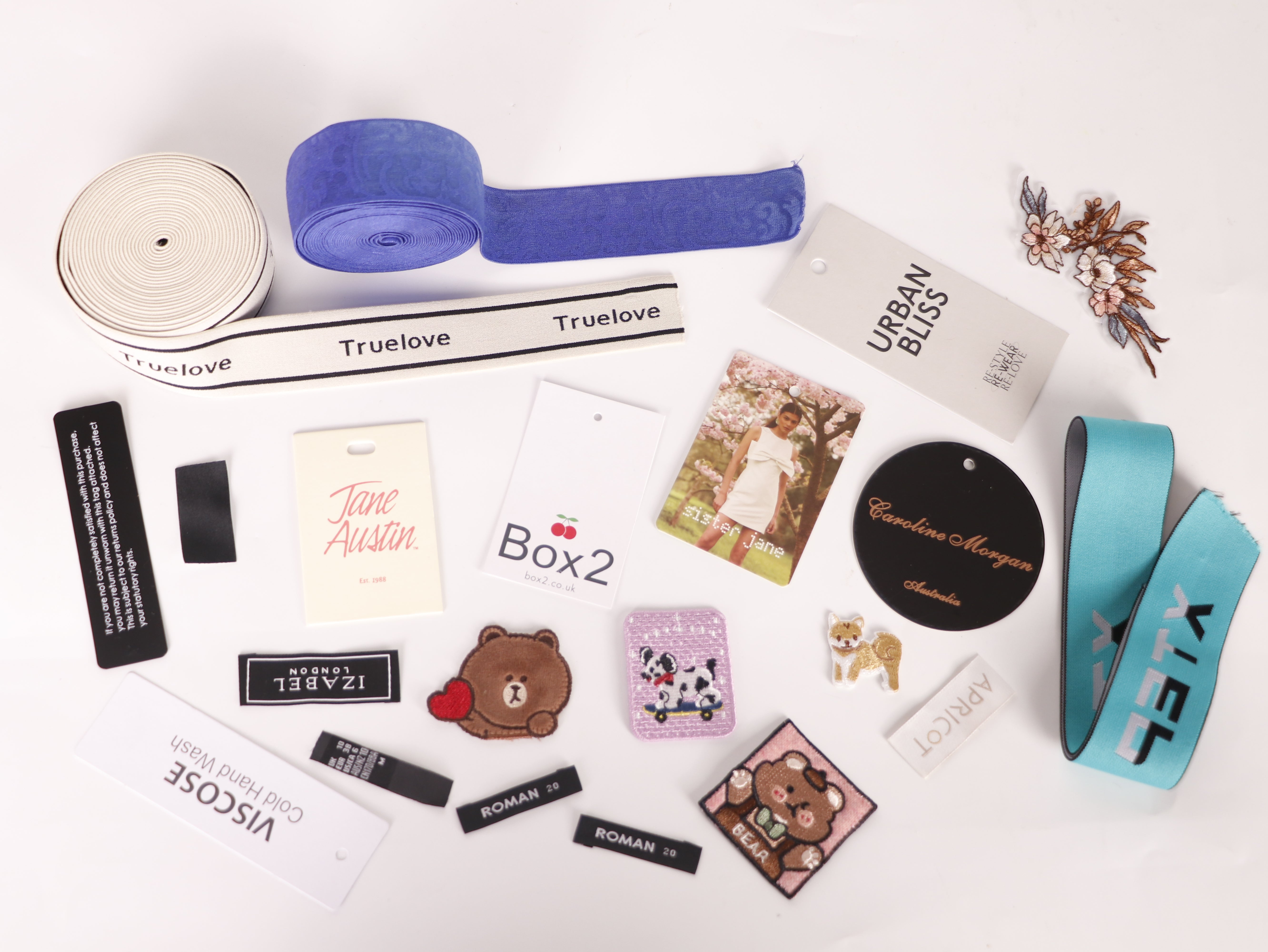clothing tags printing – SL Elastic